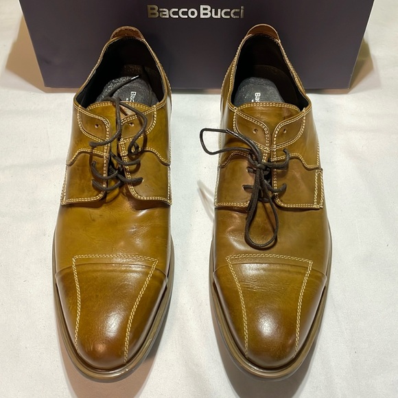Bacco Bucci | Shoes | Bacco Bucci Culina Mens Brown Italian Leather ...